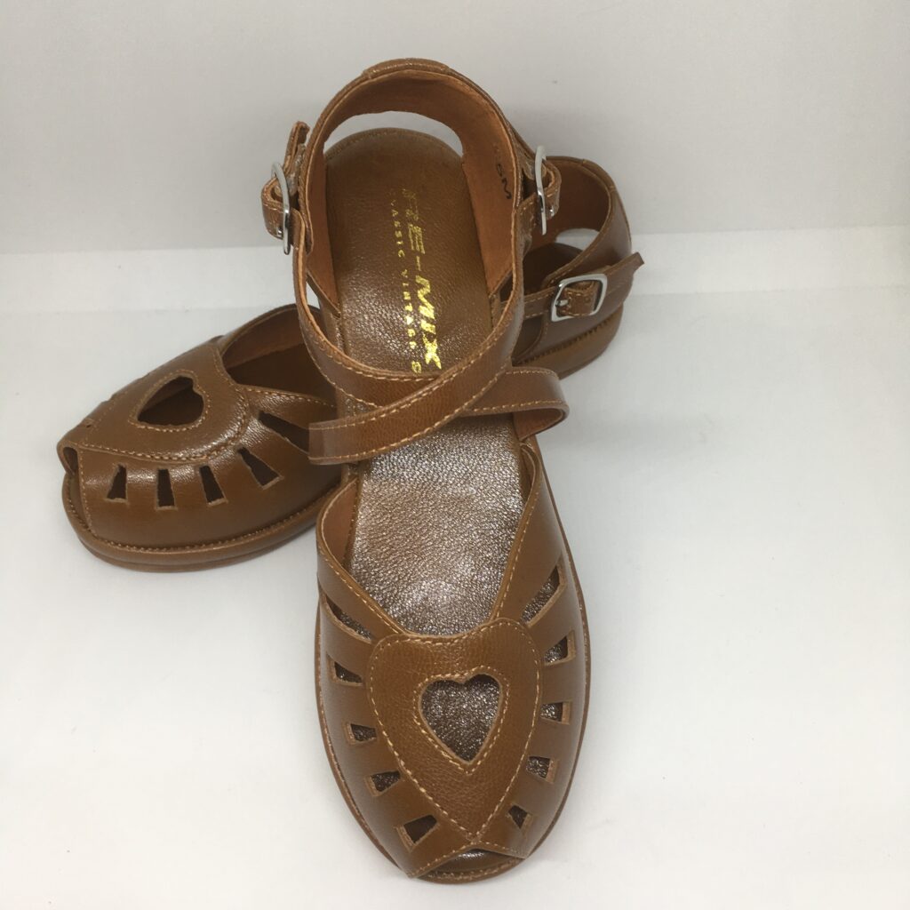 Corazon brown – Schuhe kaufen – Re-Mix Vintage Shoes Europe